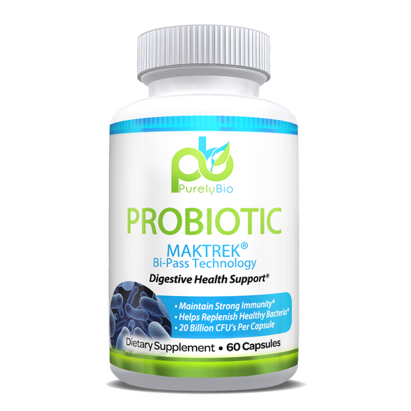 Purelybio - Probiotic 40 Billion CFU Maktrek 60ct Capsules ...